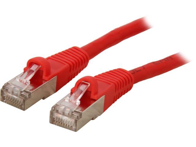 Coboc CY-CAT7-10- Red 10 ft. 600Mhz PIMF Network Cable - Newegg.com