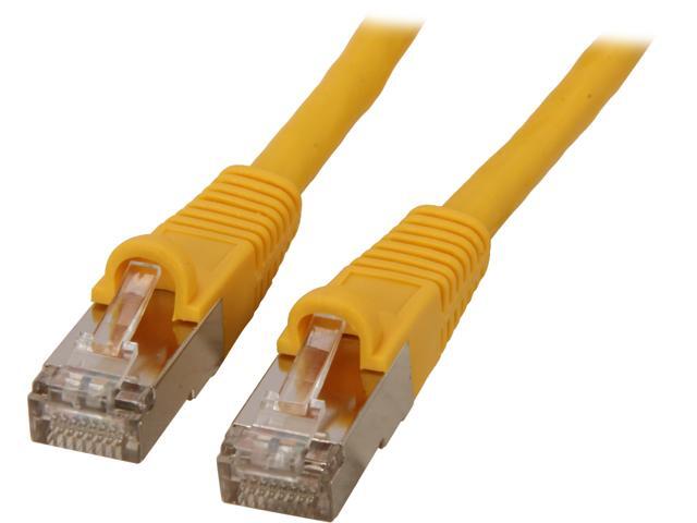 Coboc CY-CAT7-14- Yellow 14 ft. 600Mhz PIMF Network Cable - Newegg.com