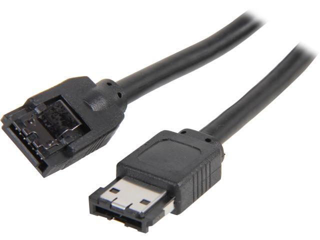 Coboc Model SC-SATA3-6FT-ESC-BK 6 ft.SATA III 6Gbps Shielded Internal ...