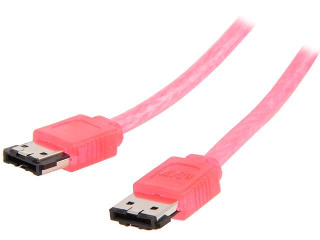 Coboc Model SC-SATA3-36-ESC-RD 3 ft. Shielded External SATA 6Gb/s eSATA ...