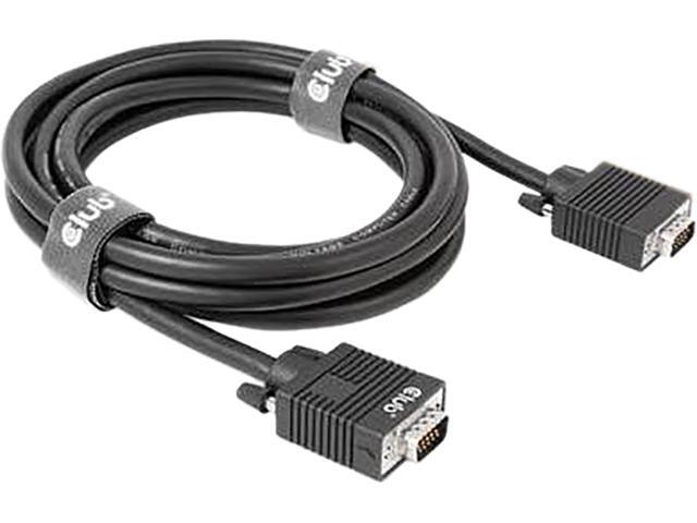 Club 3D VGA Cable Bidirectional M/M 3m/9.84ft 28AWG - 9.84 ft VGA Video ...