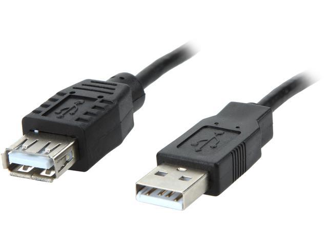 Kaybles USB-MF-BK-15FT USB cable A/male to A/Female in Black Color ...