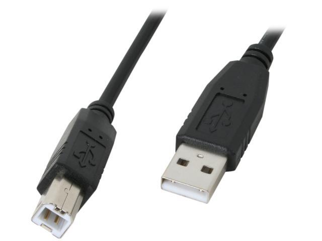 Kaybles USB-AB-BK-6 USB 2.0 A/male to B/male Cable in Black Color ...