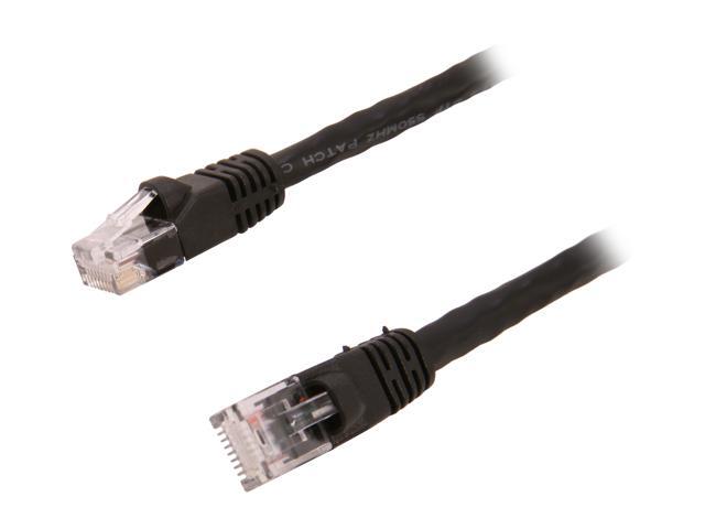 Kaybles 1ft CAT6 UTP Injection Molded Boot Patch Cables in Black Color ...