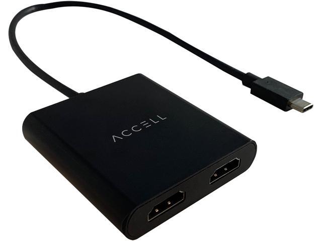 Accell Corporation USB-C to 2 HDMI 1.4 MST, 380 mm, Poly Bag ...