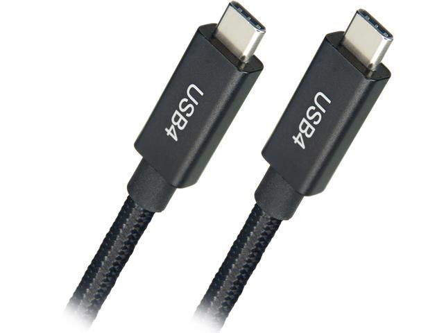 OMNI GEAR USB 4 Cable 1 Meter, 40Gbps Nylon Braided USB C Cable ...