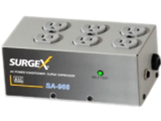 SurgeX SA-966 6 Outlets Standalone Surge Eliminator, 8A/120V - Newegg.com
