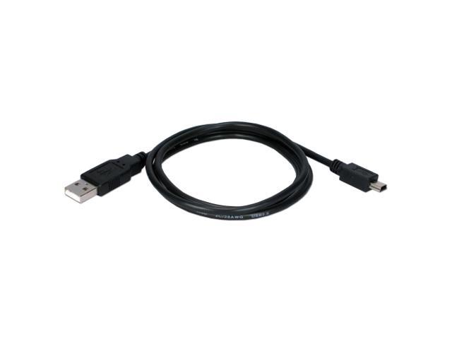 QVS USB Mini-B Sync & Charger High Speed Cable - Newegg.com