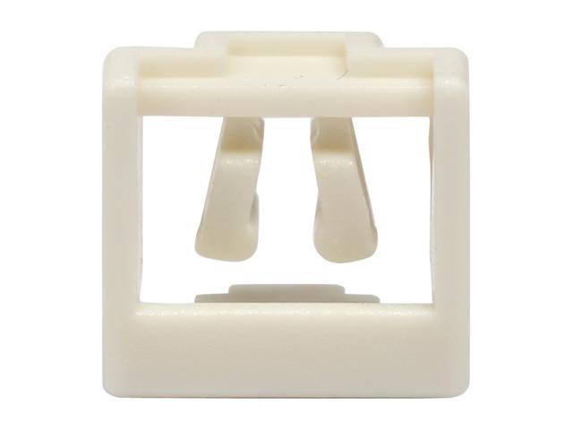 NTW NL-PBK10-WH net-Lock™ Locking RJ45 port/dust blocker with color ...