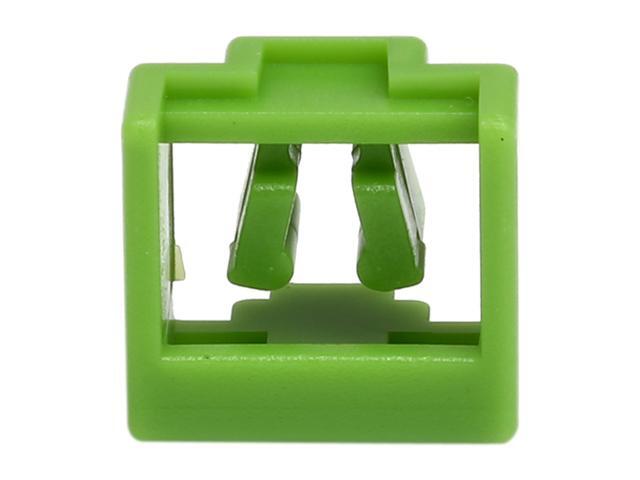 NTW NL-PBK50-GN net-Lock™ Locking RJ45 port/dust blocker with color ...