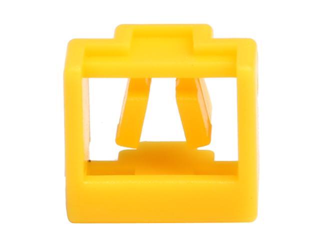 NTW NL-PBK50-YL net-Lock™ Locking RJ45 port/dust blocker with color ...