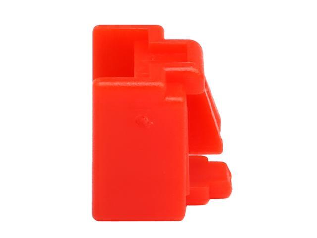 NTW NL-PBK100-RD net-Lock™ Locking RJ45 port/dust blocker with color ...