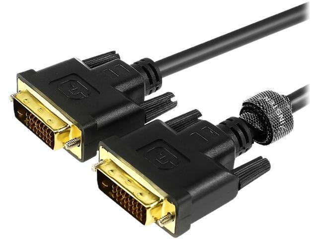 Insten 1848105 DVI-D Male / Male Digital Dual Link Cable, 3-feet ...