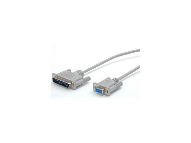 StarTech.com 6 ft DB25 to DB9 Serial Modem Cable - M/F - Newegg.com