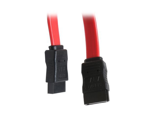 SNT CABLE-SATA27D7 2.25 ft. 2 x 7-pin SATA Cable for SATA I / II hard ...