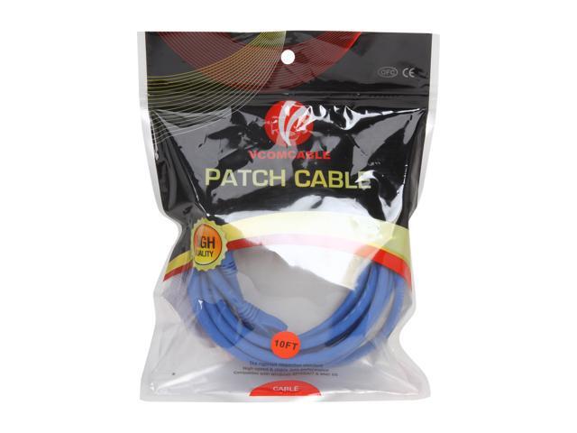 VCOM VC611-10BL 10 ft. Molded Patch Cable - Newegg.com