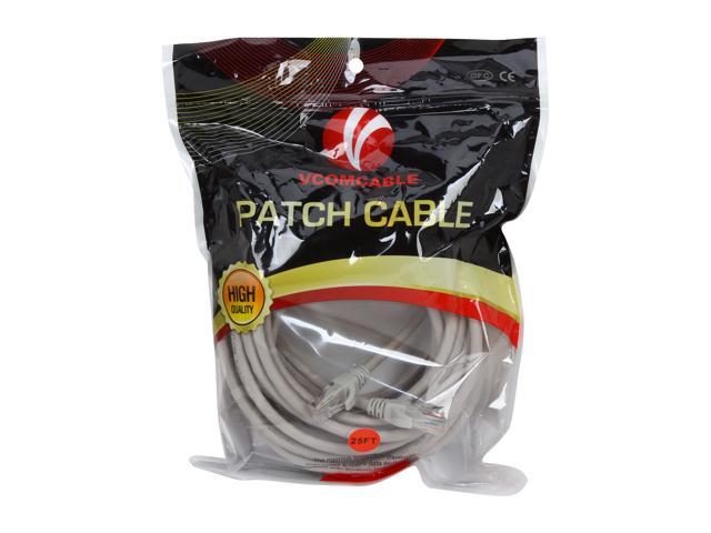 VCOM VC611-25GY 25 ft. Molded Patch Cable - Newegg.com