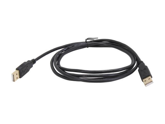 VCOM VC-USB/AM6 USB 2.0 Type A Male to Type A Male Black Cable - Newegg.com