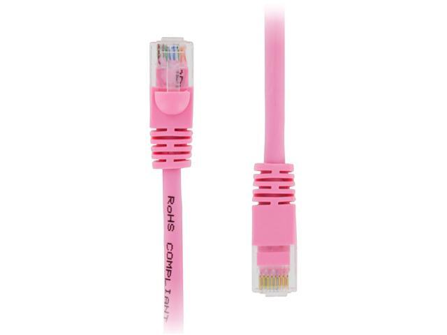 (10 Pack) 10 FT RJ45 CAT5E Molded Ethernet Network Patch Cable - Pink ...