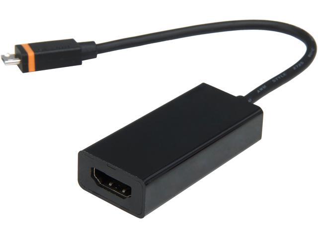 C2G 29192 SlimPort USB Micro-B Device to HDMI Display Adapter Cable ...