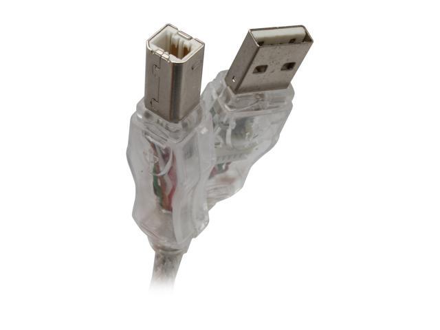 Nippon Labs Green USB A to B Cable 6 ft. USB CABLE WITH GREEN FLASHING ...