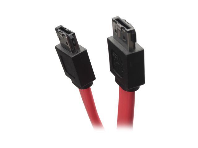 Nippon Labs Red 1M (3.28 ft.) eSATA to eSATA Cable - Model ESATA-1M ...