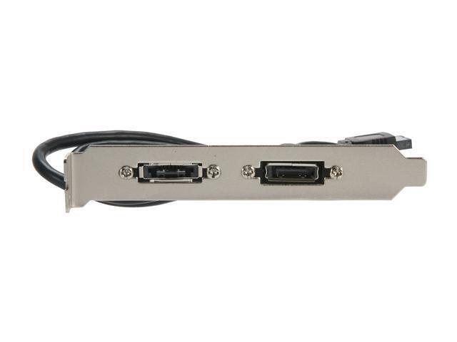 Nippon Labs eSATA Bracket One SATA II and One eSATA 2 ports combo ...