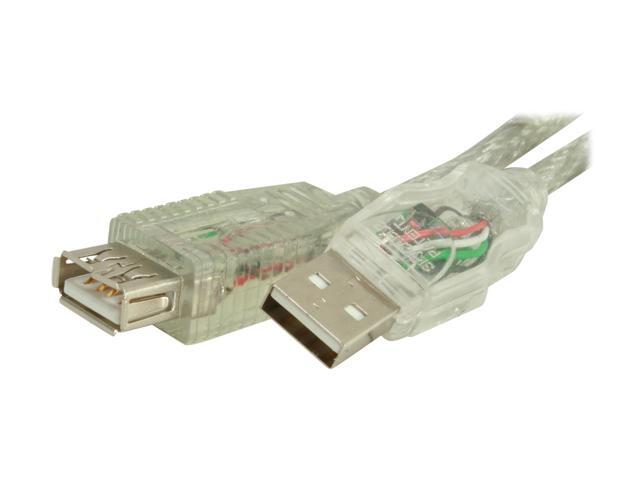 Nippon Labs EF-USB-10MF-BU USB Cable with Blue Flashing LED - Newegg.com