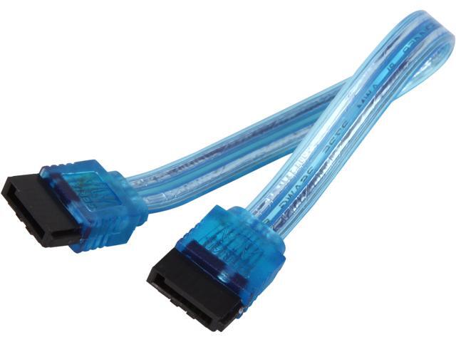 Nippon Labs SATA3L-0.5FT-BU 6 in. Blue 6 Gbit/s SATA Cable w/locking ...