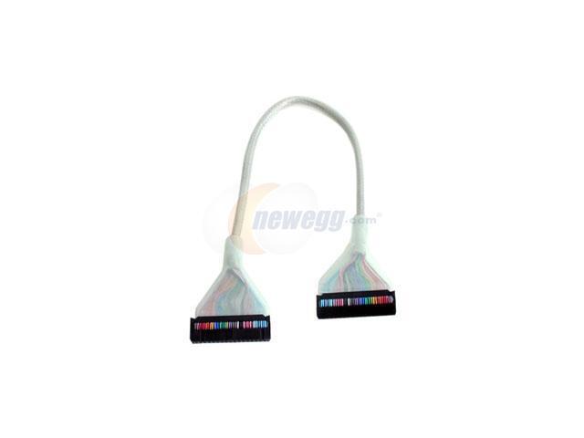GALAXY 18" ROUND, FLOPPY CABLE, 2-head, booted (Glow in the dark) tube ...