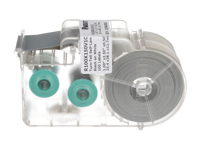 Panduit R100X150V1C Self-Laminating Cable/Wire Label Cassette for LS8E ...