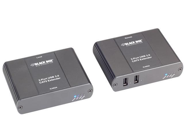 Black Box IC402A-R2 USB 2.0 Extender - CATx, 2-Port - Newegg.com
