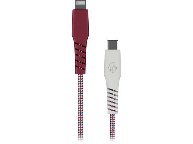 Skullcandy Line+ Braided USB-C to Lightning Cable, Vice/Crimson (S7BCN ...