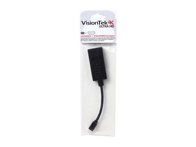 VisionTek 900691 Mini DisplayPort to HDMI (4K) Active Adapter (M/F ...