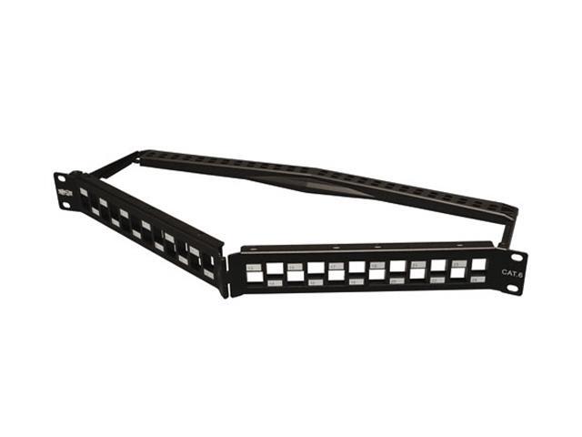 TRIPP LITE 24-Port Cat6 Keystone Type V-Shaped Patch Panel - Newegg.com