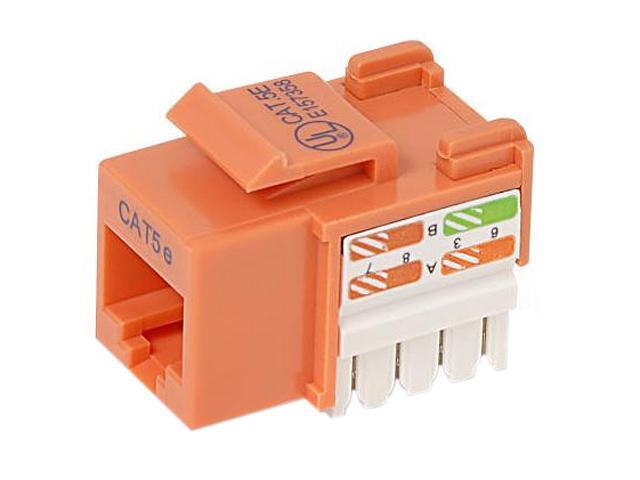 BELKIN CAT5E Orange Keystone Jack 568A/568B - Newegg.com