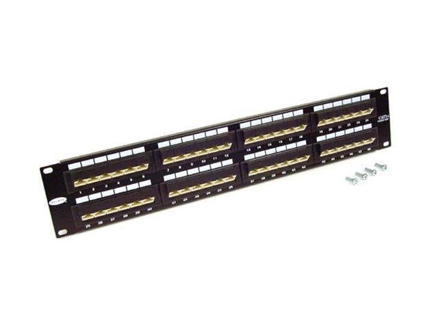 BELKIN 48-Port Angled CAT 5e Patch Panel - Newegg.com