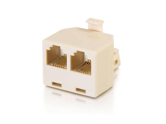 C2G RJ11 4-pin Modular T-Adapter - Newegg.com