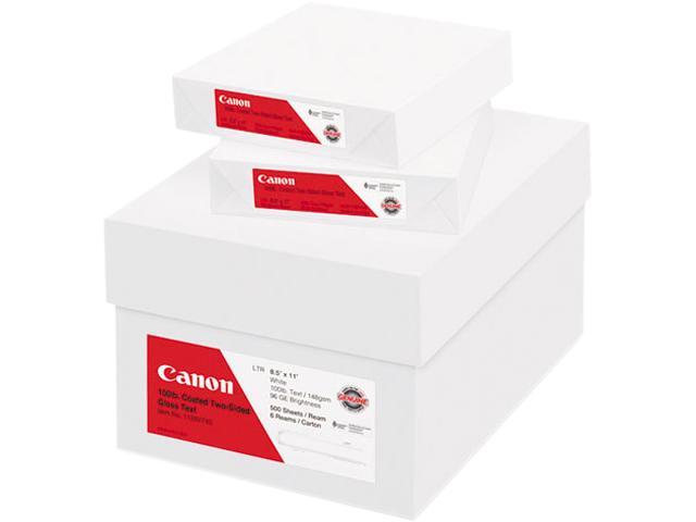 Canon - 1128V743 - Coated Two-Sided Gloss Text Paper, 8-1/2 x 11, 100 ...