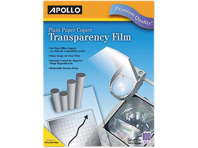 Apollo B/W Laser Transparency Film w/Removable Sensing Stripe Letter ...