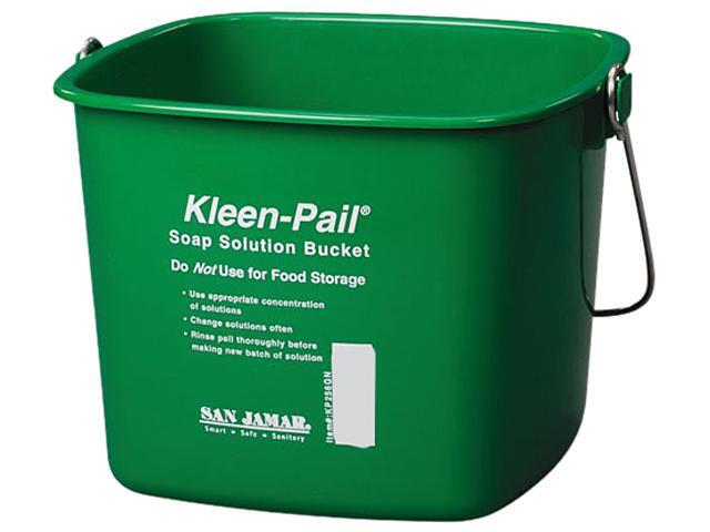 San Jamar Kleen-Pail 6qt Plastic Green 12/Carton KP196GN - Newegg.com