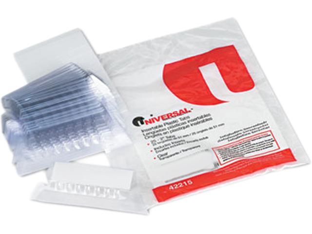 UNIVERSAL Hanging File Folder Plastic Index Tabs 1/5 Tab Cut 2 1/4" Tab ...
