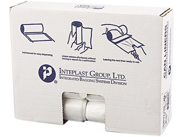 Inteplast Group S303713N High-Density Can Liner, 30 x 37, 30gal, 13mic ...