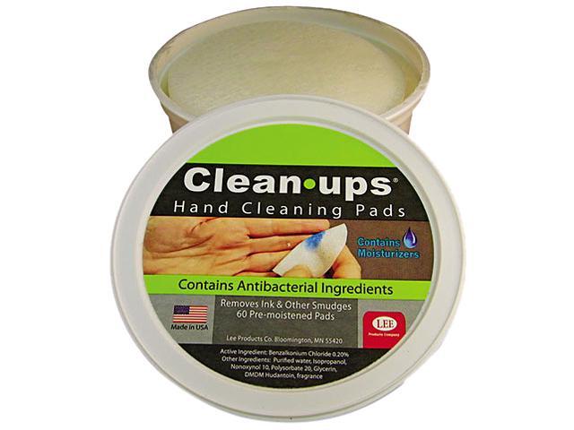 Clean-Ups Hand Cleaning Pads, Cloth, 3" dia., 60/Pack - Newegg.com