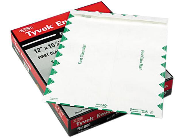 Tyvek Usps First Class Mailer, Side Seam, 12 X 15 1/2, White, 100/Box ...