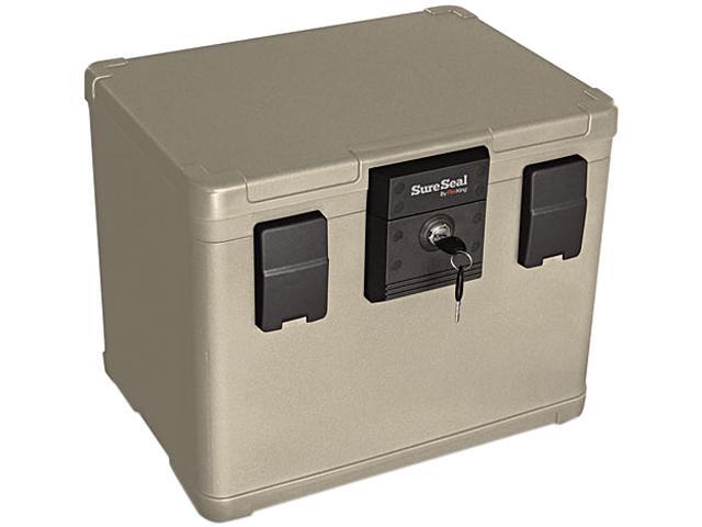 Fire King Fire and Waterproof Chest 0.6 cu ft 16w x 12.5d x 13h Taupe ...