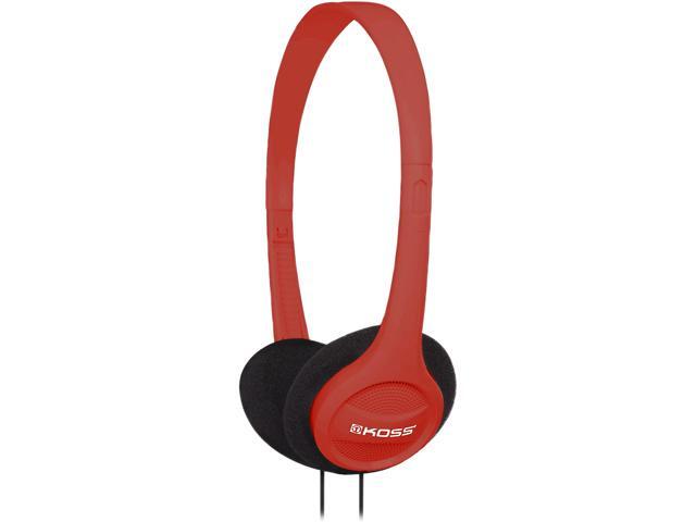 Koss KPH7 On-Ear Portable Stereo Headphones, Red - Newegg.com