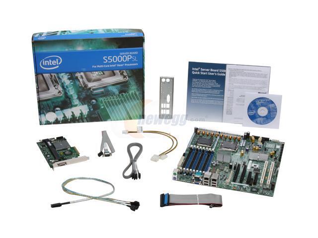 Intel S5000PSLROMBR Server Motherboard - Newegg.com
