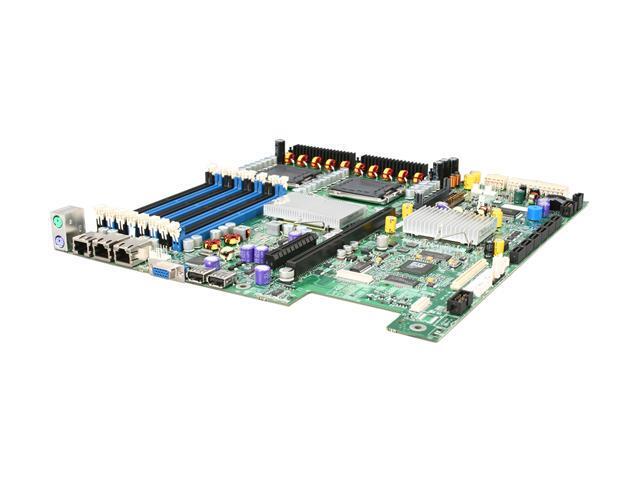 Intel S5000PAL LGA 771 Dual processor, SATA Raid Motherboard with (2 ...