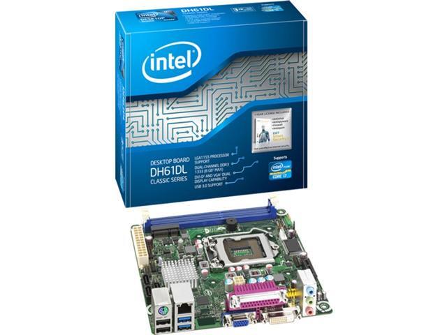 Intel Classic DH61DL Desktop Motherboard - Intel H61 Express Chipset ...